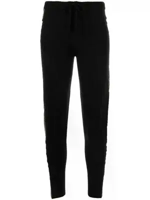 MADISON MAISON Cashmere Trousers With Side Stripes - Black
