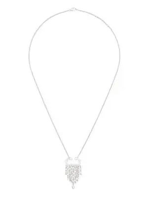 Yvonne Léon 18kt White Gold Scorpio Diamond Necklace - Silver