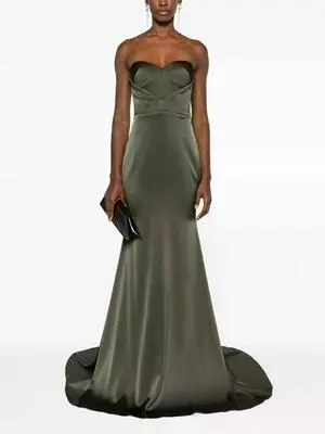 Alex Perry Strapless Floor-length Gown