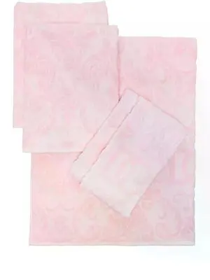 Dolce & Gabbana Terry Cotton Towels - Pink