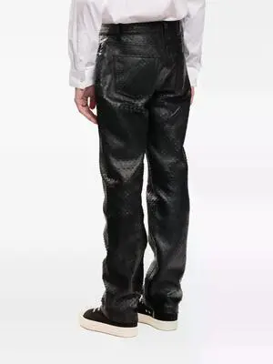 Helmut Lang Leather Worker Pants