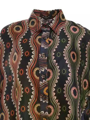 Biyan Printed Silk Shirt