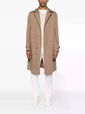 Brunello Cucinelli Single-breasted Lightweight Maxi Coat