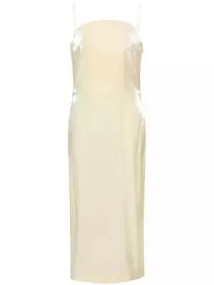 Jacquemus La Robe Carino Midi Dress - Yellow
