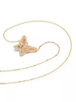 SUZANNE KALAN 18kt Yellow Butterfly Diamond Necklace