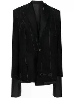 NICOLAS ANDREAS TARALIS Reversible Oversized Blazer
