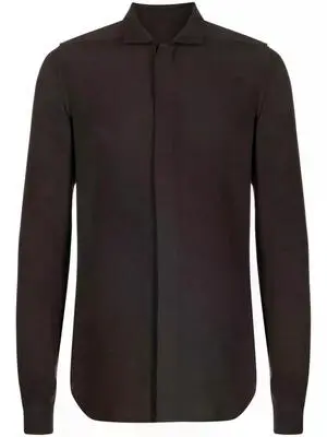 Rick Owens Plain Long-sleeve Shirt