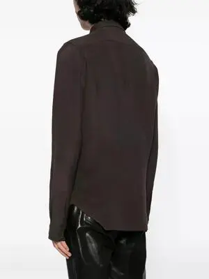 Rick Owens Plain Long-sleeve Shirt