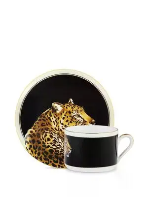 Dolce & Gabbana Leopard-print Porcelain Tea Set