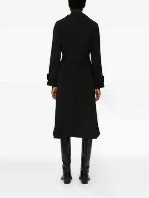 DRHOPE Belted Double-breasted Trench Coat