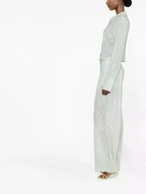 ROTATE BY BIRGER CHRISTENSEN Sequin-embellished Button-down Cardigan