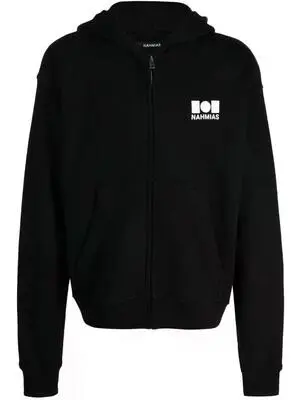 NAHMIAS Logo-print Cotton Hoodie