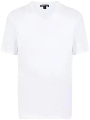JAMES PERSE Luxe Lotus Jersey V-neck T-shirt
