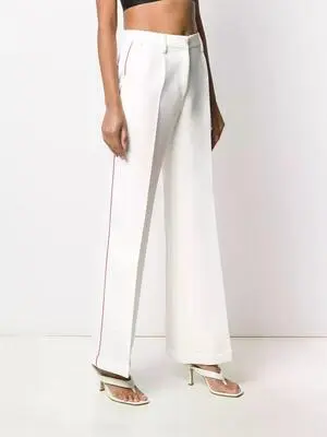 Off-White Contrasting Trim Tailored Trousers