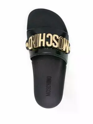 Moschino Logo-plaque Slides