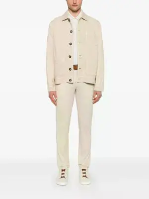 CIRCOLO 1901 Piqué-weave Trousers - Neutrals