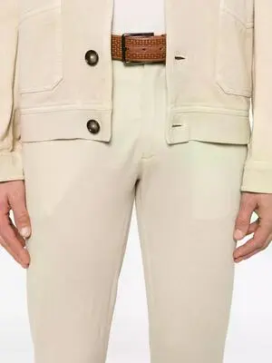 CIRCOLO 1901 Piqué-weave Trousers - Neutrals