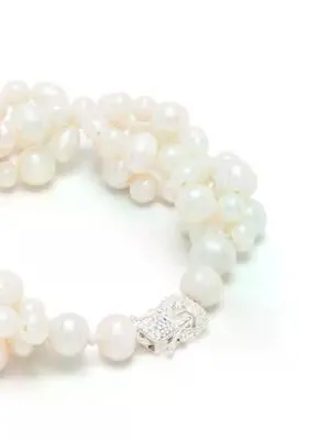BLEUE BURNHAM Sterling Silver Multi-strand Pearl Bracelet