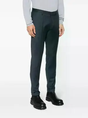 Paul Smith Tapered-leg Wool Chinos - Blue