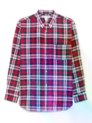 Comme Des Garçons Plaid Shirt - Red