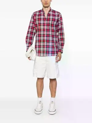 Comme Des Garçons Plaid Shirt - Red