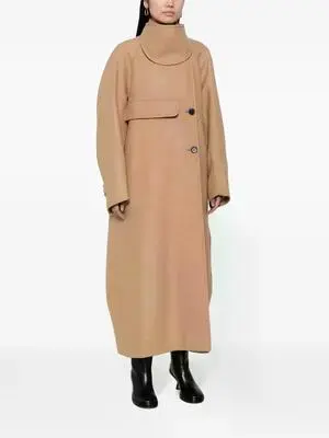 LITKOVSKA Off-centre Button Shield Coat