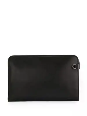 Dolce & Gabbana Logo-debossed Leather Clutch Bag