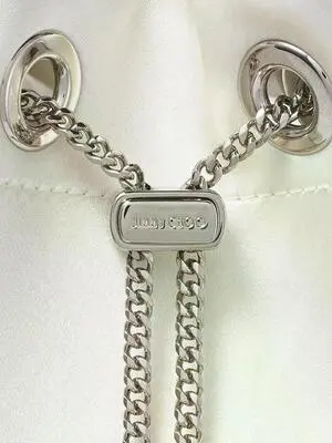 JIMMY CHOO Bon Bon Bucket Bag - Silver