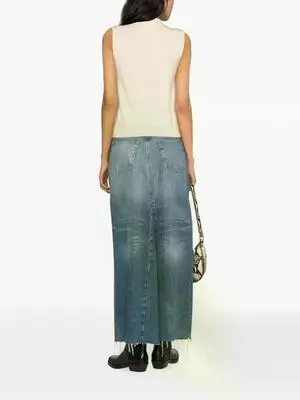 GANNI Logo-buttons Knitted Vest