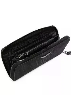 Zadig&Voltaire Crocodile-effect Leather Wallet