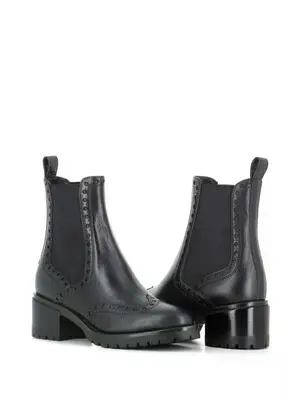 Santoni 45mm Brogue Chelsea Boots
