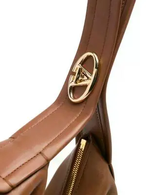 Valentino Garavani Vlogo Leather Shoulder Bag