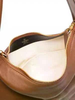 Valentino Garavani Vlogo Leather Shoulder Bag
