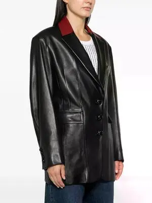 Rabanne Leather Blazer