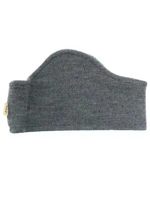 OFF DUTY Fine Knit Merino Wool Headband - Grey