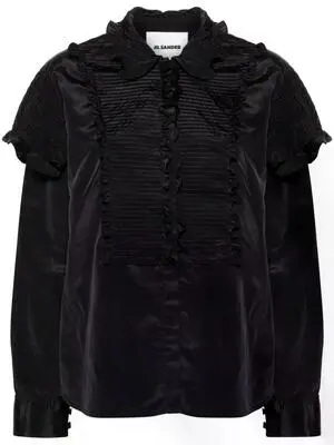JIL SANDER Ruffled Button-up Blouse
