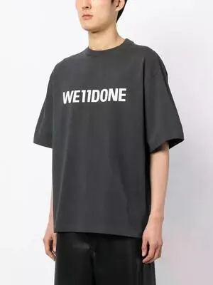 We11Done Logo-print T-shirt