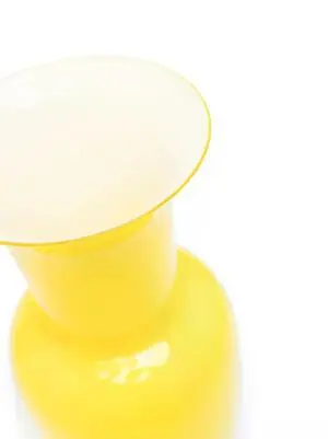 VENINI Opalino Murano-glass Vase - Yellow