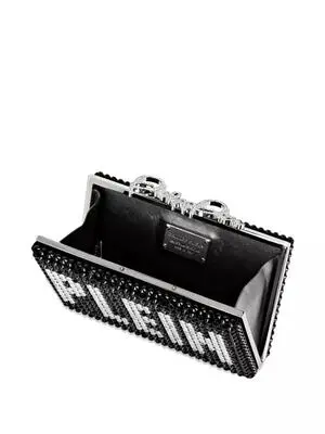 Philipp Plein Crystal-embellished Clutch Bag