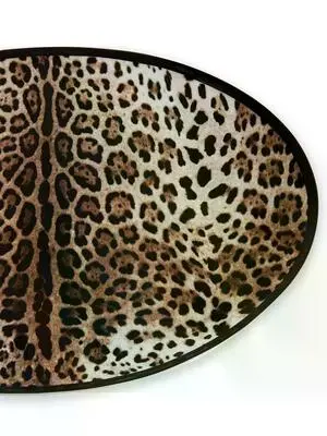 Dolce & Gabbana Porcelain Leopard-print Platter