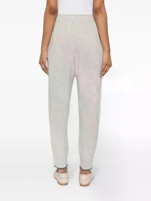 Brunello Cucinelli Mid-rise Cashmere Track Trousers