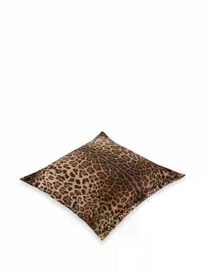 Dolce & Gabbana Large Duchesse Leopard-print Cushion