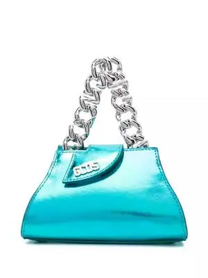 Gcds Comma Transpallic Tote Bag - Blue