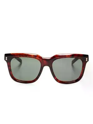 Gucci Square-frame Sunglasses - Brown
