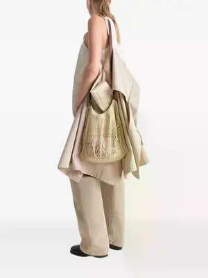 LEMAIRE Large Net Crossbody Bag - Neutrals