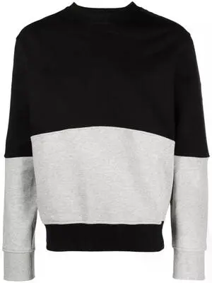 Versace Logo-tape Colour-block Sweatshirt