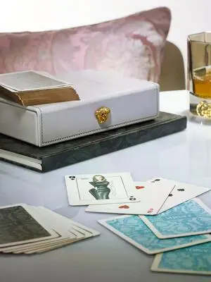 Versace Logo-print Card Game