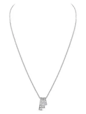 PRAGNELL 18kt White Gold Manhattan Diamond Necklace - Silver