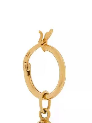 TRUE ROCKS 18k Gold-plated Silver Pill Hoop Earring - Blue