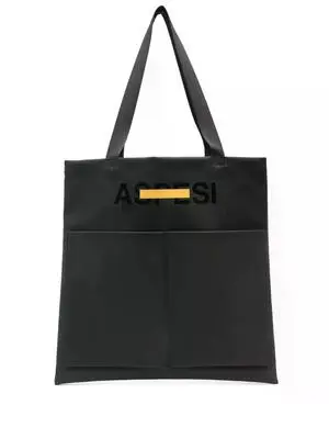 Aspesi Logo-print Tote Bag
